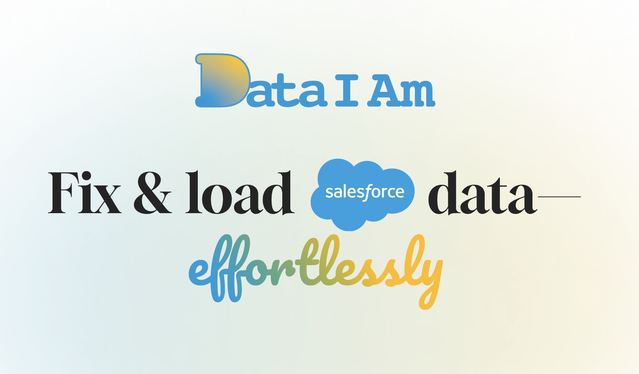 DataIAm - Fix & Load Salesforce Data with AI